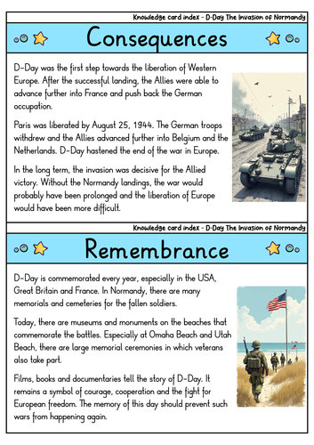 D-Day - Flashcards on the Normandy Invasion, Key Events, and Historical ...