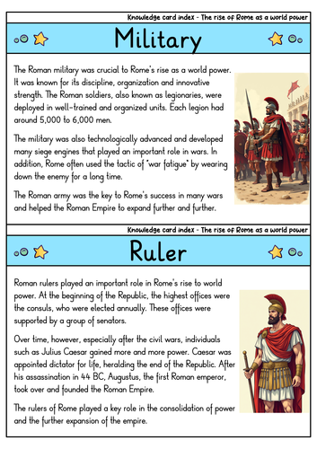 The Rise of Rome to World Power - Flashcards | History | Roman Empire ...