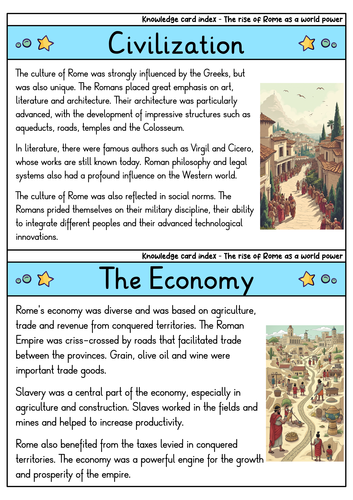 The Rise of Rome to World Power - Flashcards | History | Roman Empire ...