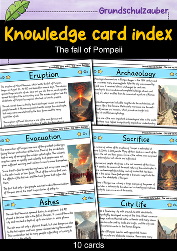 The Fall of Pompeii - Flashcards | History | Eruption of Mount Vesuvius ...