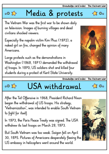 The Vietnam War - Flashcards | History | Key Battles | Major Figures ...
