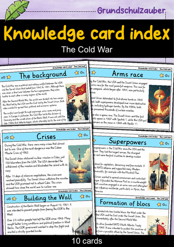 The Cold War - Flashcards | History | Key Events | Major Figures ...