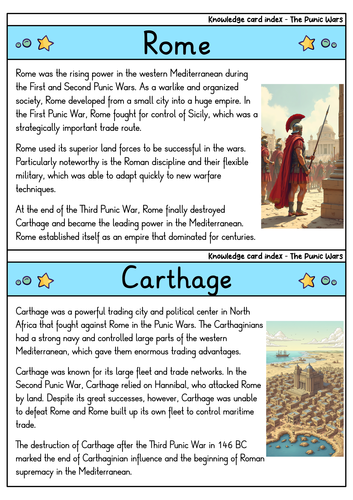 The Punic Wars - Flashcards | History | Key Battles | Rome vs. Carthage ...