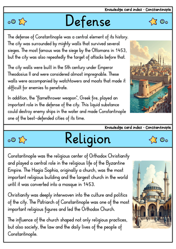 Constantinople - Flashcards | History | Key Events | Rise and Fall of ...