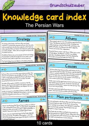 The Persian Wars - Flashcards | History | Key Battles | Greece vs ...