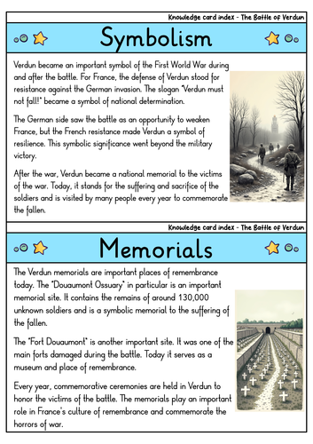 The Battle of Verdun - Flashcards | History | Key Events | World War I ...