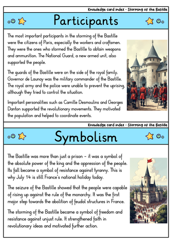 Storming of the Bastille - Flashcards | History | French Revolution ...