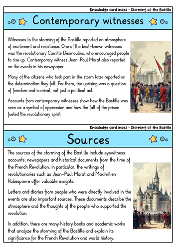 Storming of the Bastille - Flashcards | History | French Revolution ...
