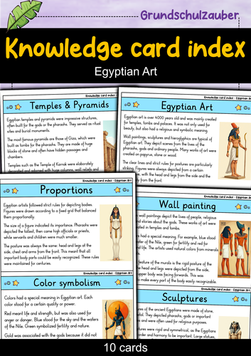 Egyptian Art - Flashcards | Art History | Key Styles | Symbols & Iconic ...
