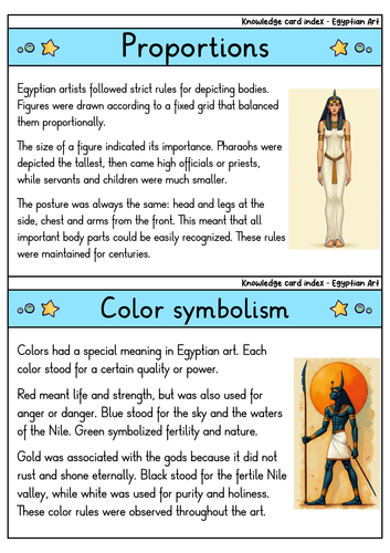 Egyptian Art - Flashcards | Art History | Key Styles | Symbols & Iconic ...