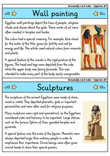 Egyptian Art - Flashcards | Art History | Key Styles | Symbols & Iconic ...