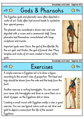Egyptian Art - Flashcards | Art History | Key Styles | Symbols & Iconic ...