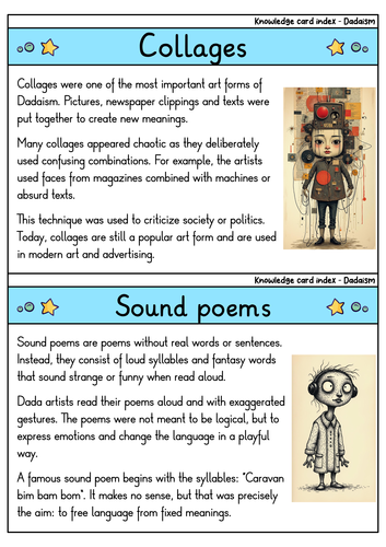 Dadaism - Flashcards | Art | Movements | Key Artists & Ideas | Teaching ...