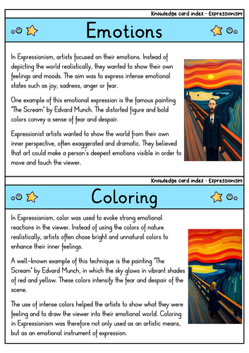 Expressionism - Flashcards | Art | Movements | Key Artists & Themes ...