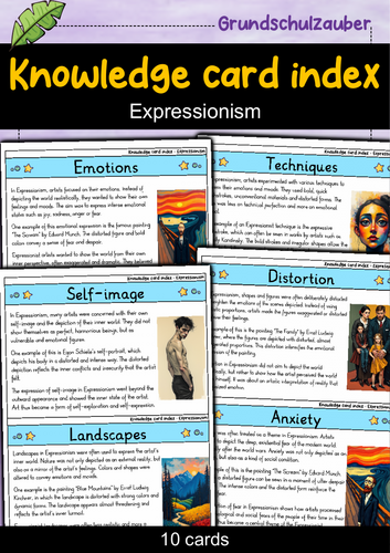 Expressionism - Flashcards | Art | Movements | Key Artists & Themes ...