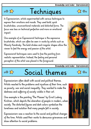 Expressionism - Flashcards | Art | Movements | Key Artists & Themes ...