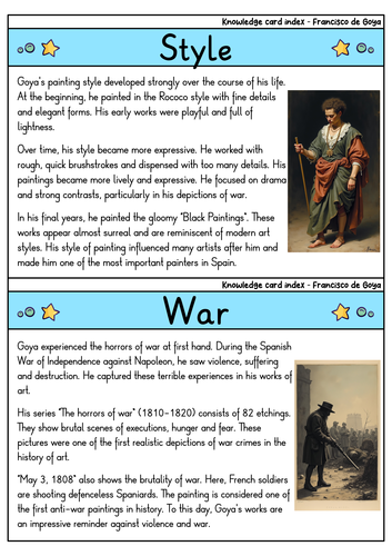 Francisco de Goya - Flashcards | Art | Romanticism | Key Works & Legacy ...