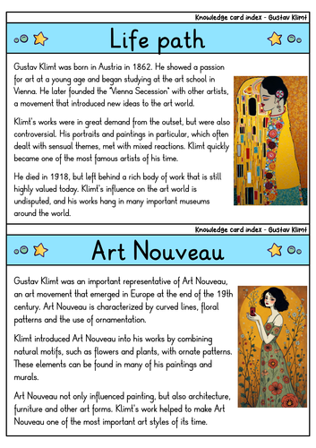 Gustav Klimt - Flashcards | Art | Symbolism | Key Works & Legacy ...