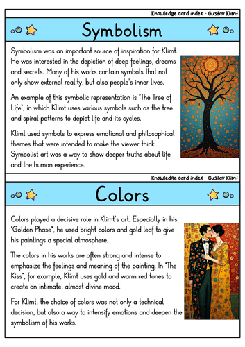 Gustav Klimt - Flashcards | Art | Symbolism | Key Works & Legacy ...