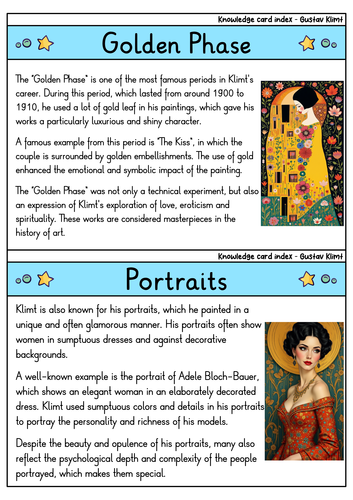 Gustav Klimt - Flashcards | Art | Symbolism | Key Works & Legacy ...