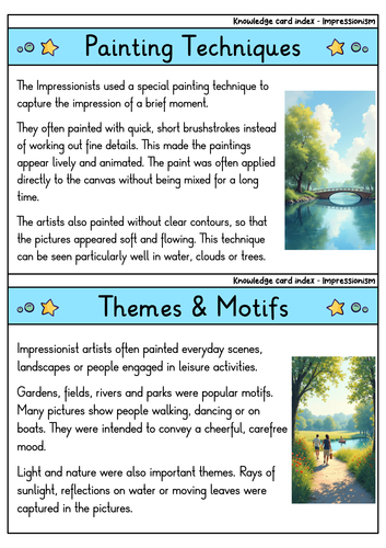 Impressionism - Flashcards | Art | Movement | Key Artists & Works ...