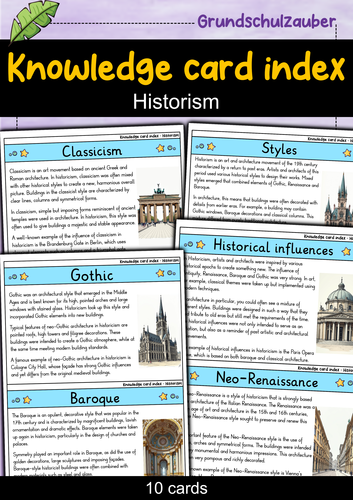 Historicism - Flashcards | Art | Architecture | Key Styles & Influence ...