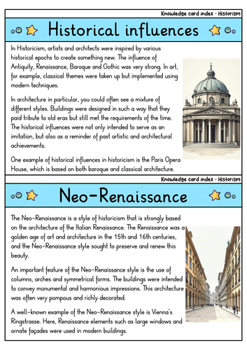 Historicism - Flashcards | Art | Architecture | Key Styles & Influence ...