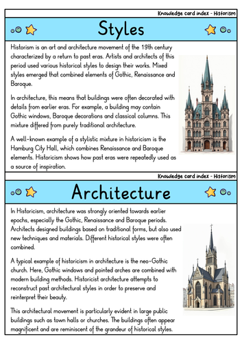 Historicism - Flashcards | Art | Architecture | Key Styles & Influence ...