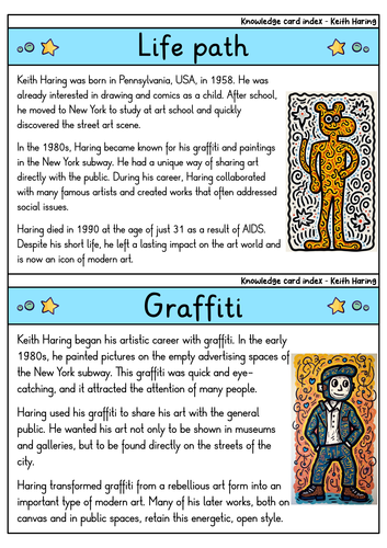 Keith Haring - Flashcards | Art | Pop Art | Iconic Works & Legacy ...