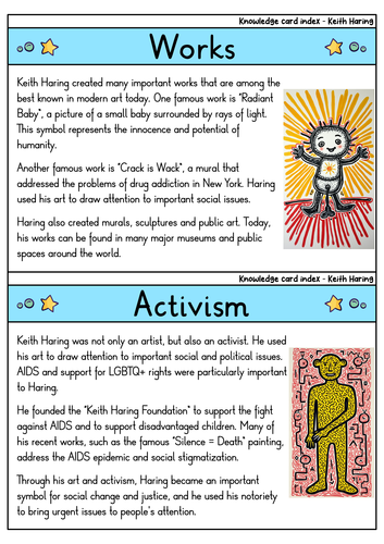 Keith Haring - Flashcards | Art | Pop Art | Iconic Works & Legacy ...