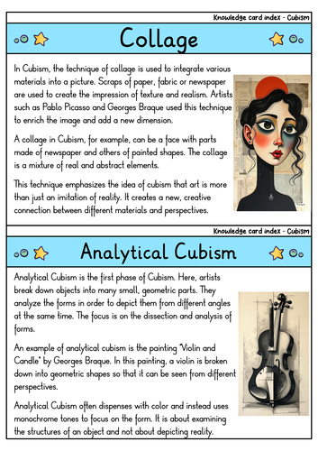 Cubism - Flashcards | Art | Movements | Key Artists & Techniques ...