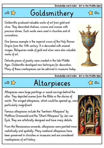 Medieval Art - Flashcards | Art History | Styles | Key Works ...