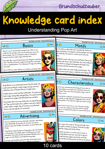 Understanding Pop Art - Flashcards | Art | Key Concepts | Iconic ...