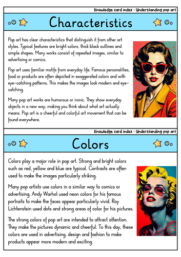 Understanding Pop Art - Flashcards | Art | Key Concepts | Iconic ...