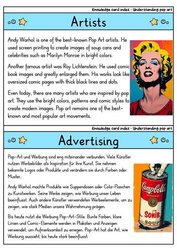 Understanding Pop Art - Flashcards | Art | Key Concepts | Iconic ...