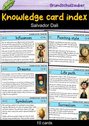 Salvador Dalí - Flashcards | Art | Surrealism | Key Works & Legacy ...