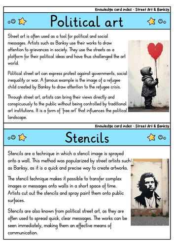Street Art & Banksy - Flashcards | Art | Urban Culture | Key Works ...