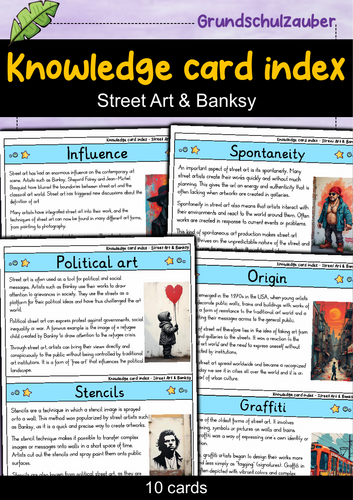 Street Art & Banksy - Flashcards | Art | Urban Culture | Key Works ...
