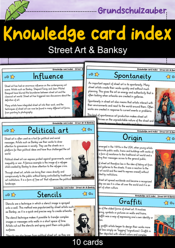 Street Art & Banksy - Flashcards | Art | Urban Culture | Key Works ...