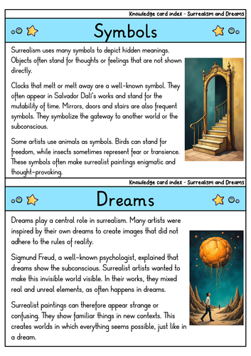 Surrealism & Dreams - Flashcards | Art | Movement | Key Concepts ...