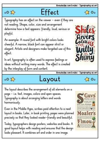 Typography as Art - Flashcards | Design | Key Concepts | Techniques ...