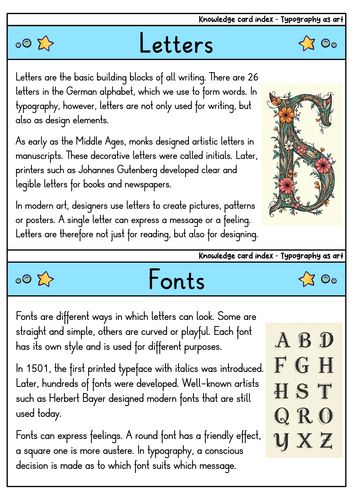 Typography as Art - Flashcards | Design | Key Concepts | Techniques ...