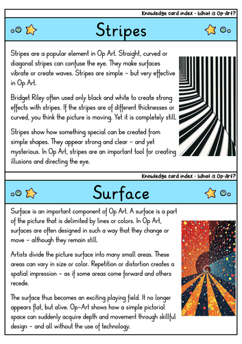 What is Op Art? - Flashcards | Art | Optical Illusions | Key Artists ...