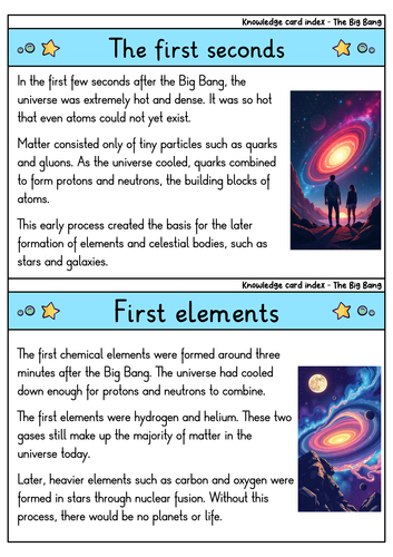 The Big Bang - Flashcards | Astronomy | Origins of the Universe | Key ...