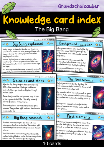 The Big Bang - Flashcards | Astronomy | Origins of the Universe | Key ...