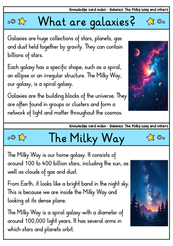Galaxies - Flashcards | Astronomy | Types | Structure & Formation ...