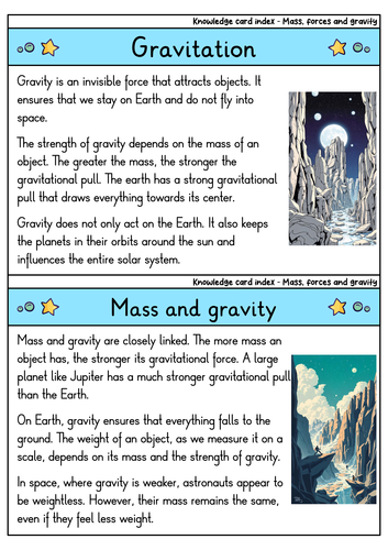 Mass, Forces & Gravity - Flashcards | Physics | Key Concepts | Laws of ...