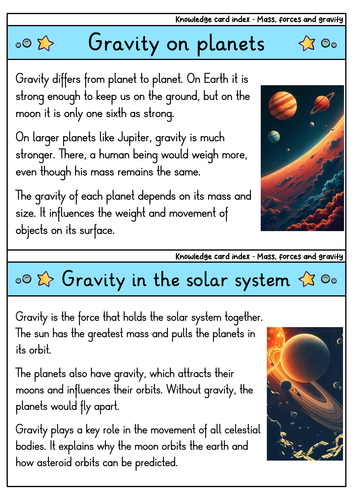Mass, Forces & Gravity - Flashcards | Physics | Key Concepts | Laws of Motion & Gravity ...