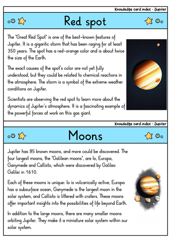 Jupiter - Flashcards | Astronomy | Gas Giant | Moons & Atmosphere ...