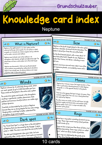 Neptune - Flashcards | Astronomy | Ice Giant | Moons & Atmosphere ...